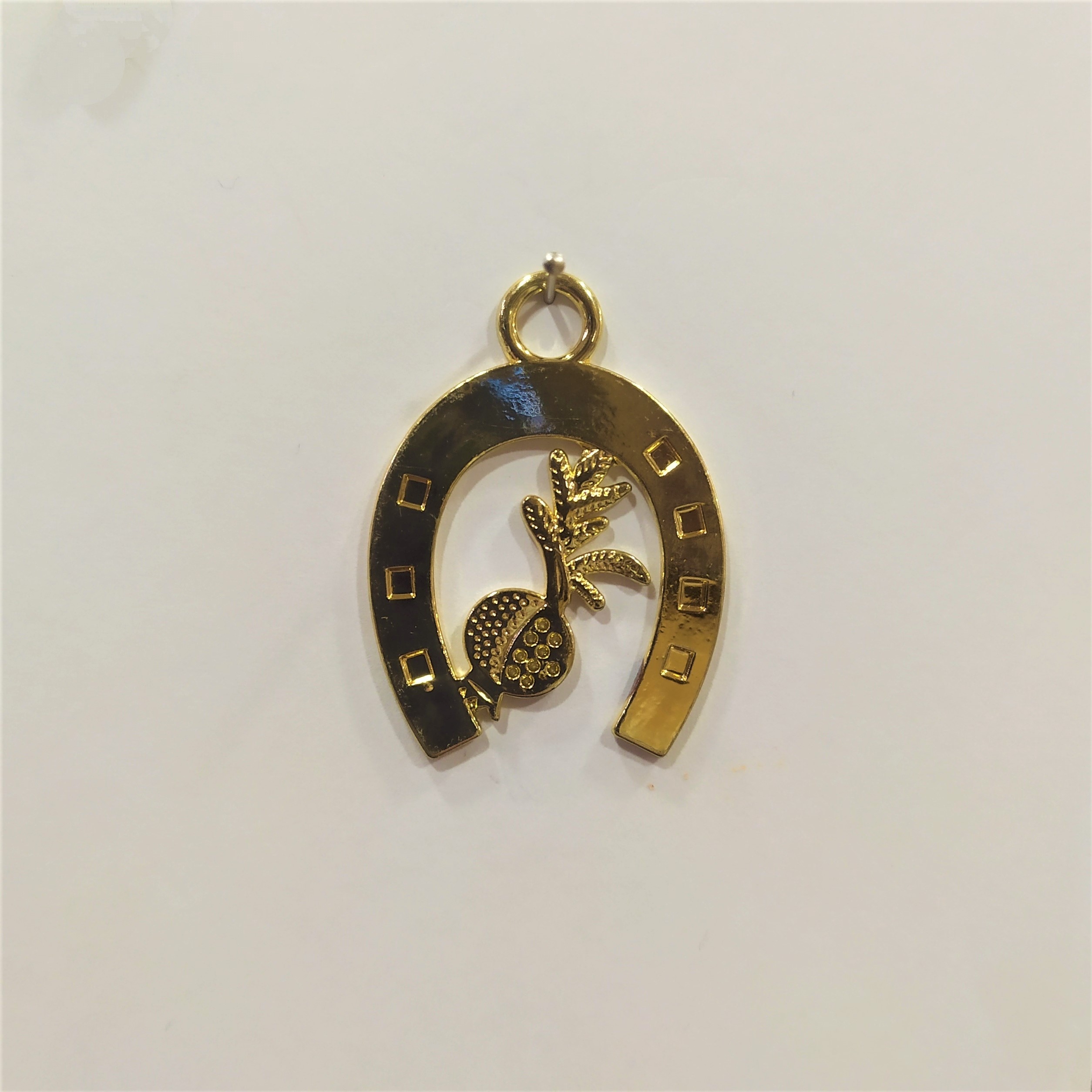 ΠΕΤΑΛΟ ΜΕ ΡΟΔΙ 3,5x2,5cm - Χρυσοχέρες